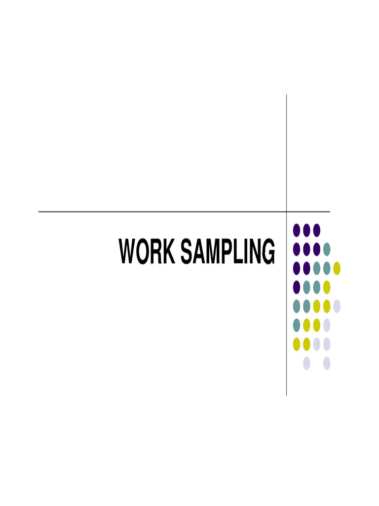 Work Sampling | Download Free PDF | Confidence Interval | Sampling ...