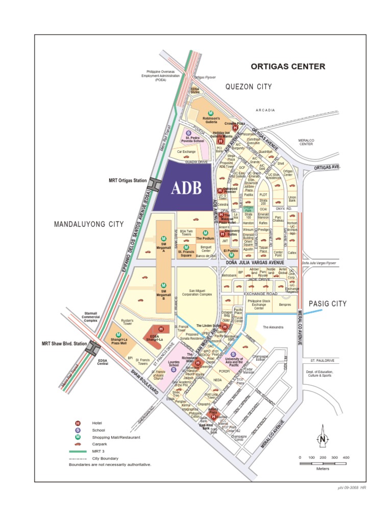 POEA Ortigas Location Map | PDF | Metro Manila | Economy Of The Philippines