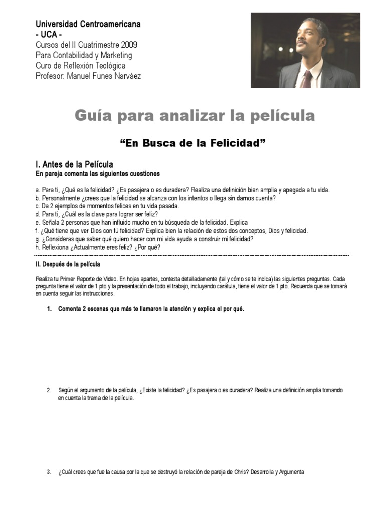 Reflexiones sobre "En Busca de la Felicidad" | PDF | Felicidad | Science