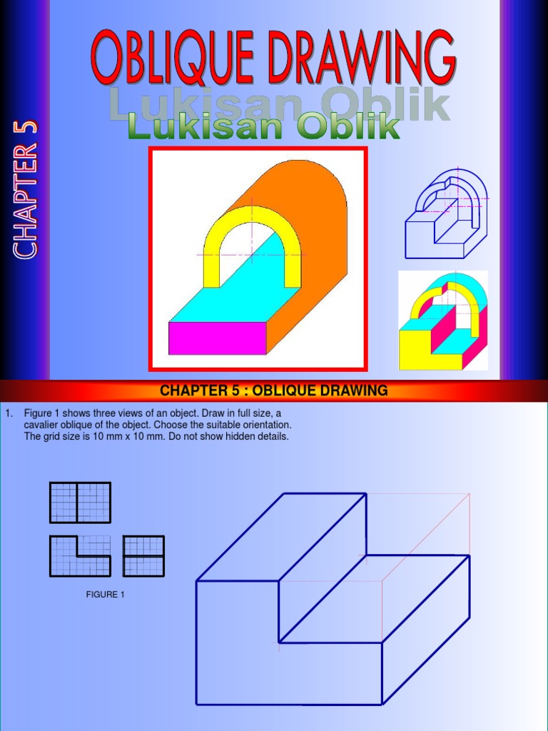 Oblique Drawing Exercises | PDF | Teaching Mathematics | Nature