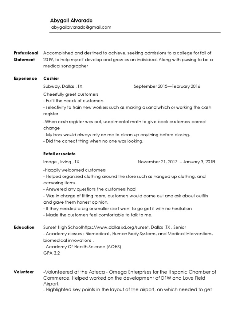 Weebly Resume | PDF