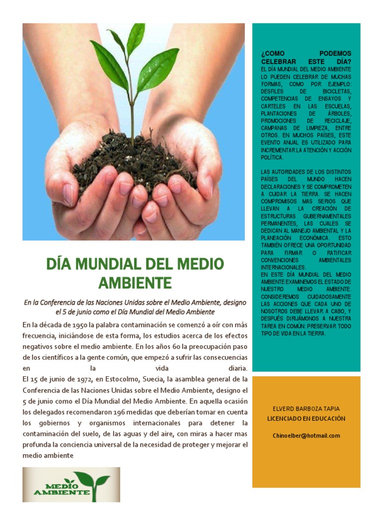 Día Mundial Del Medio Ambiente | PDF | Naciones Unidas | Relaciones ...