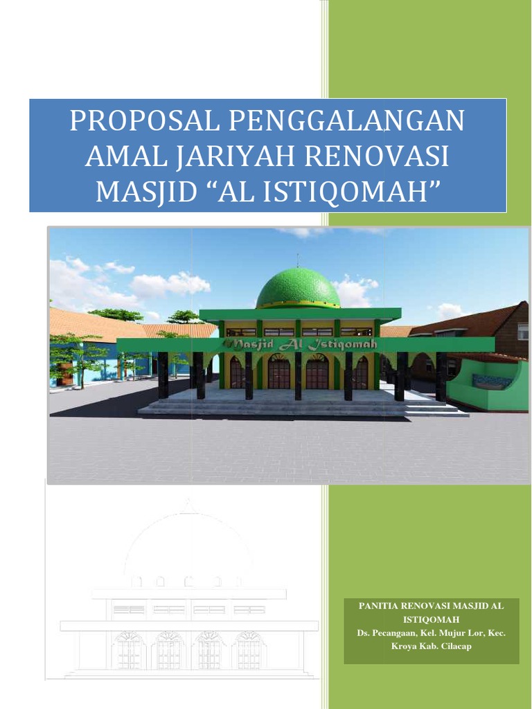Proposal Renovasi Masjid Al Istiqomah | PDF