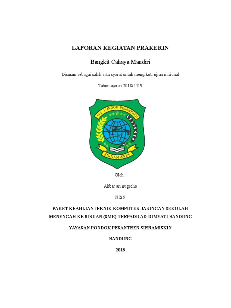 Laporan Kegiatan Prakerin TKJ | PDF
