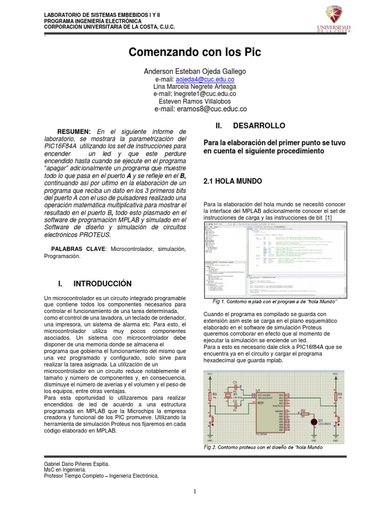Guia 1 Lab Embebido (Assembler) | PDF | Modulación de frecuencia | Programa de computadora