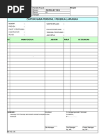 Form Contoh Pengajuan Material Project | PDF
