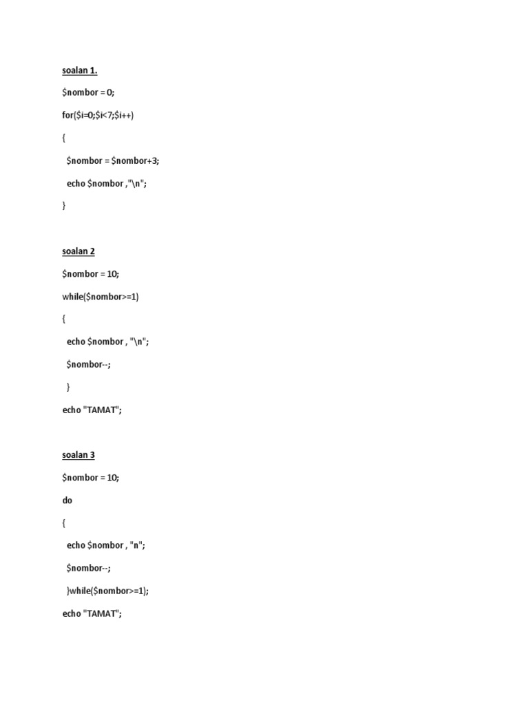 Latihan Coding 20feb | PDF