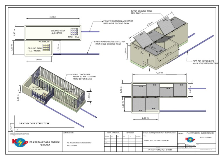 Detail Ground Tank | PDF | Science And Technology | Engineering