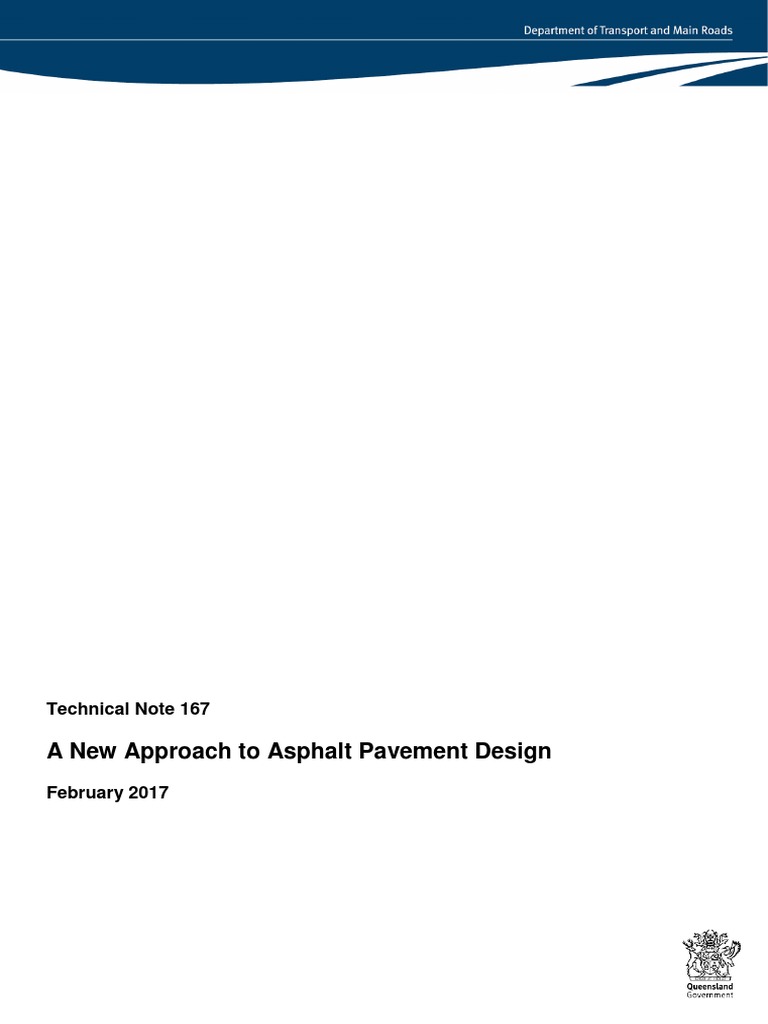 TN167 - A New Approach To Asphalt Pavement Design | PDF | Road Surface ...