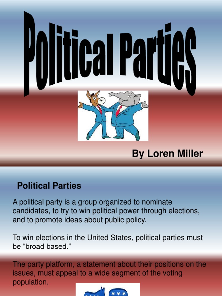 10 Political Parties | PDF | Second Party System | Republican Party ...