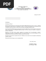 Request Permit Motorcade Sample | PDF