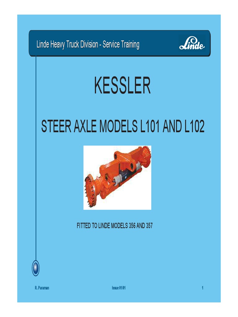 Kessler Steer Axles PDF | PDF