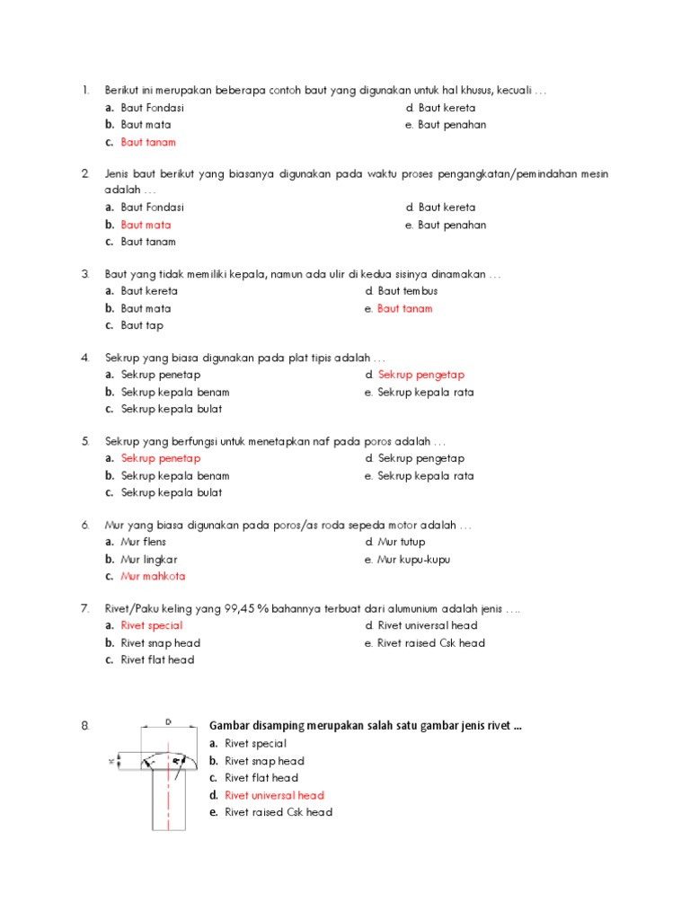 Soal TDO | PDF | Teknologi & Rekayasa