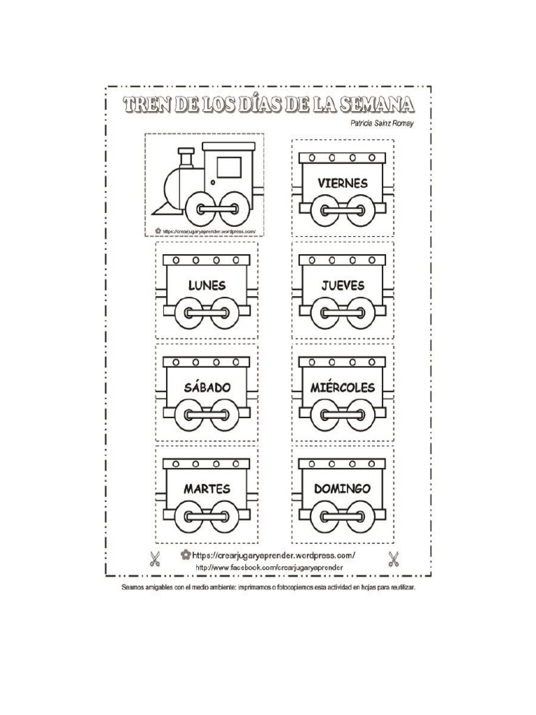 Tren de Los Dias de La Semana | PDF