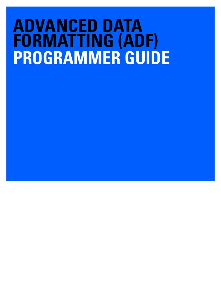 Zebra Scanner - Advanced Data Formatting (ADF) - Programmer Guide | PDF | Universal Product Code ...