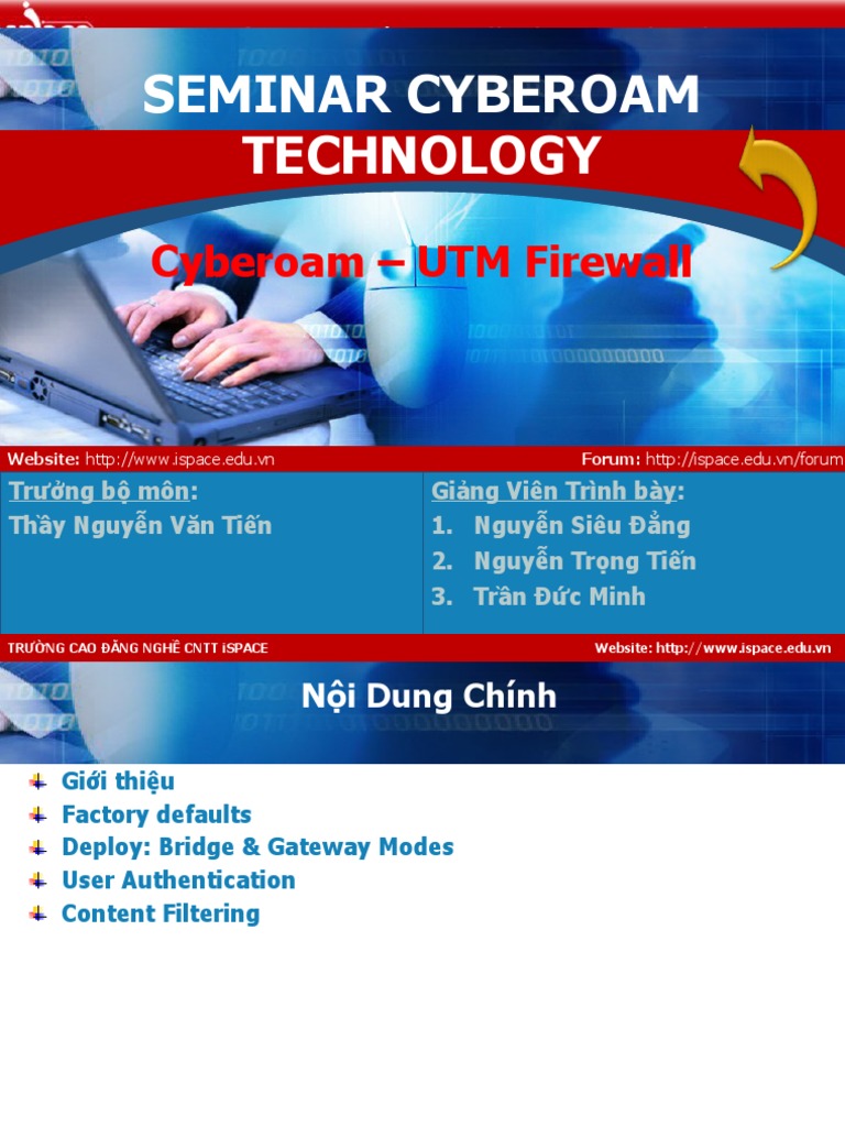 Seminar Cyberoam Technology | PDF | Ip Address | Computer Network