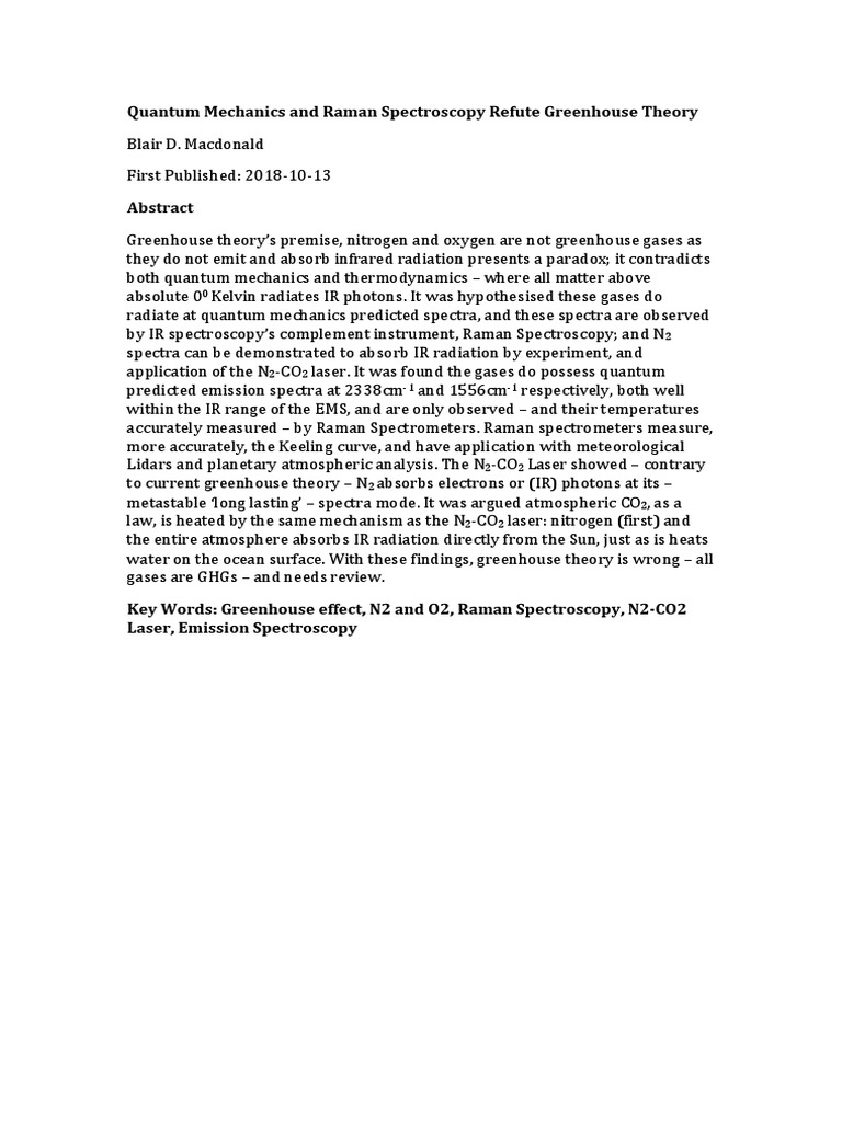 Quantum Mechanics and Raman Spectros PDF | PDF | Spectroscopy | Raman Spectroscopy