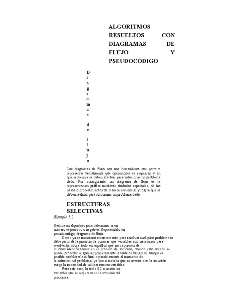 Algoritmos DFD con Ejemplos y Diagramas | PDF | Algoritmos | Algoritmos ...