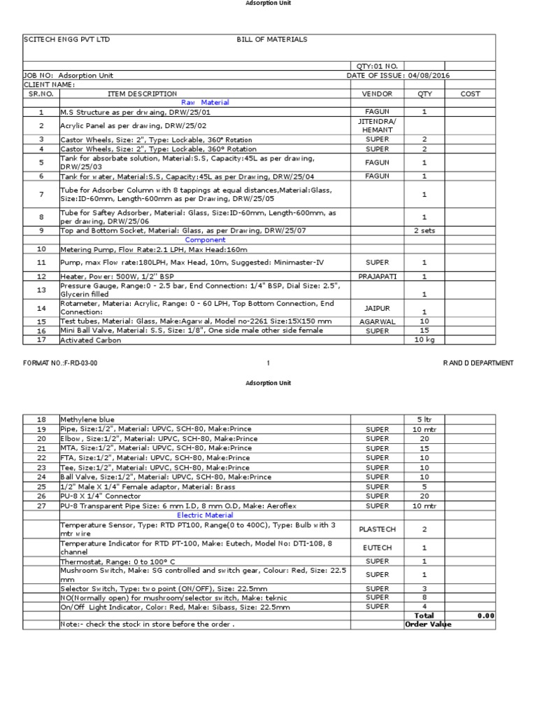 Raw Material: Rotation | PDF | Switch | Color