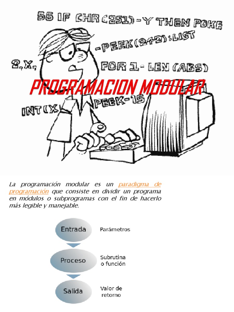 Programacion Modular | PDF | Programacion Modular | Programación de computadoras