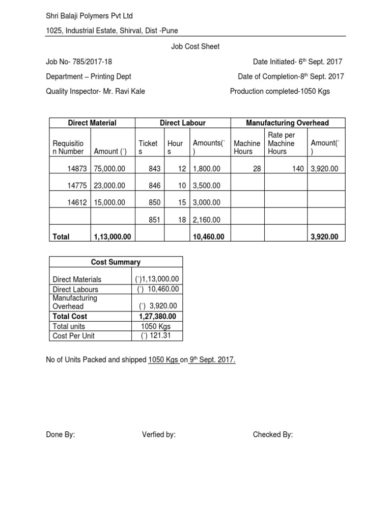 Balaji Polymers PVT LTD | PDF | Industries | Production And Manufacturing