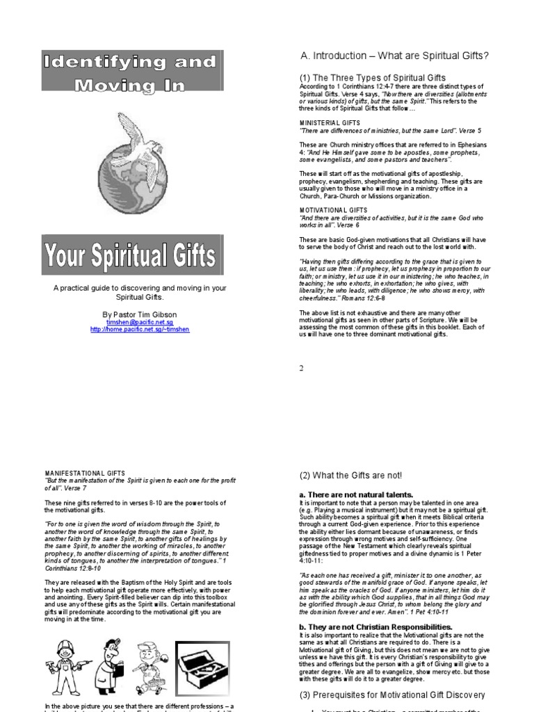 Discovering Your Spiritual Gifts Guide | PDF | Spiritual Gift | Acts Of ...