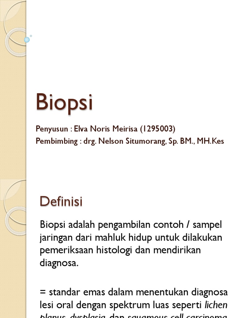 Biopsi | PDF