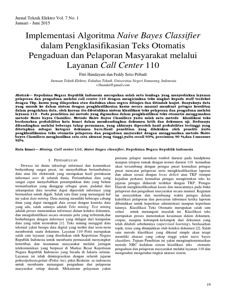 ID Implementasi Algoritma Naive Bayes Class | PDF ID Implementasi Algoritma Naive Bayes Class | PDF