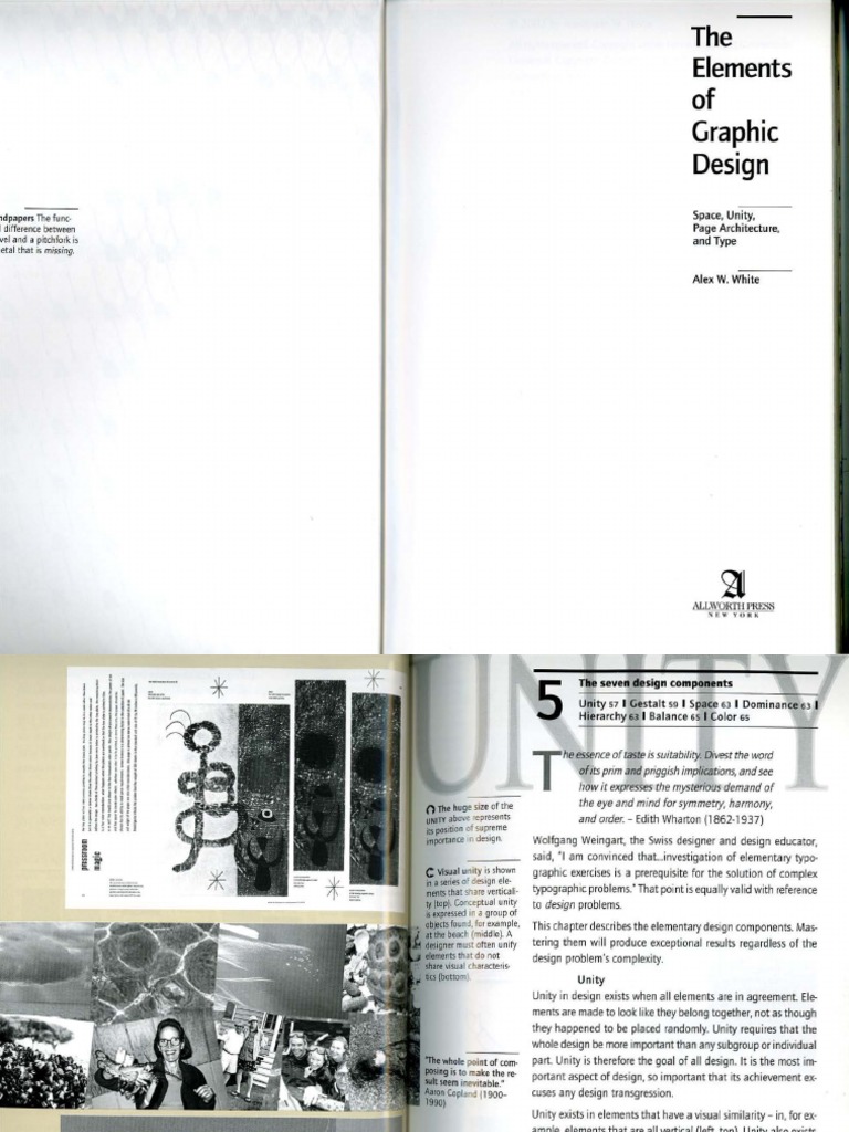 White Elements Graphic Design | PDF | Typefaces | Color