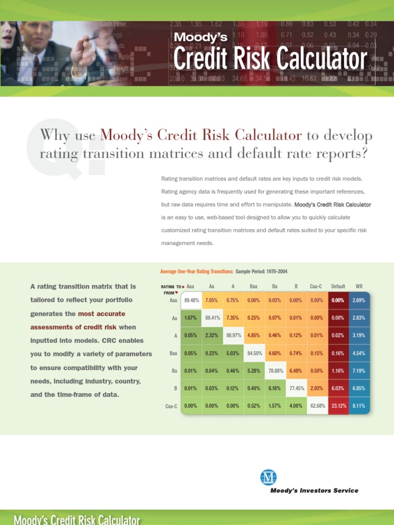 Credit Risk Calculator | Moody's Investors Service | Bond Credit Rating