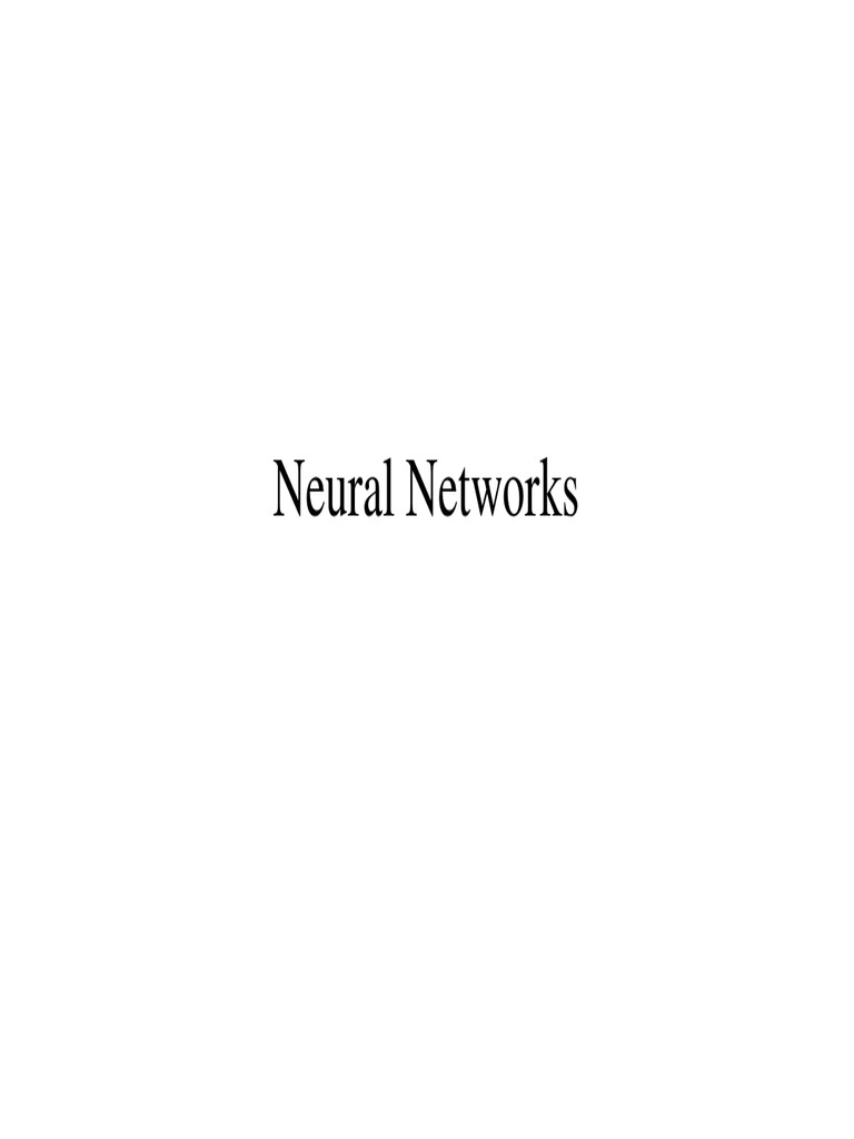 Nnets | PDF