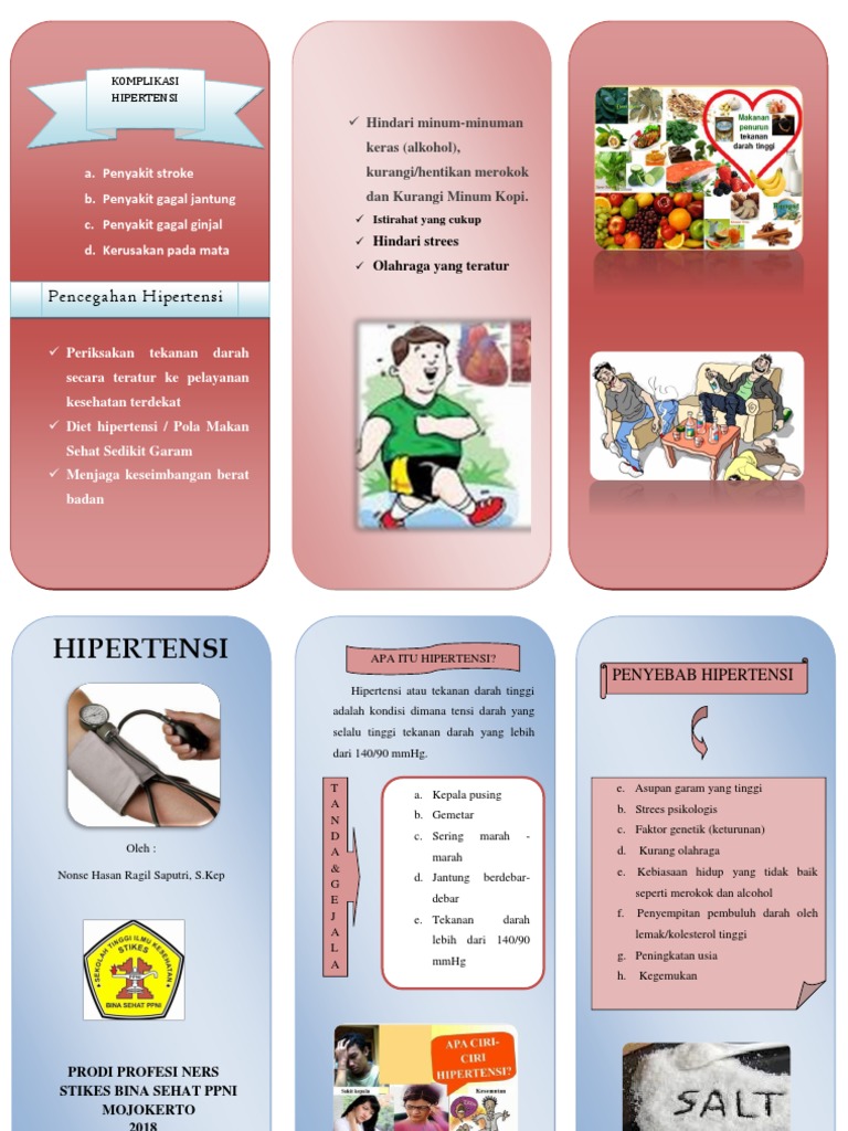 Leaflet Hipertensi | PDF