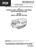 TM 9-3990-206-10 Flatrack M1077/a1 and M1 | PDF | Crane (Machine) | Tire