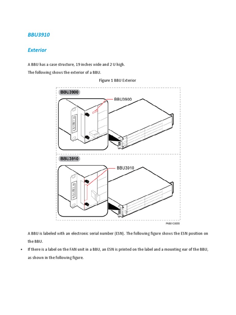 BBU3910 Specifications | PDF | Bit Rate | Usb