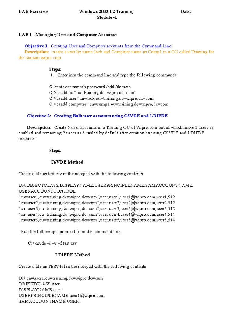 LAB Exercises | PDF | Computer File | Computer Data Storage