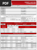 Exide Battery Warranty Claim Form | PDF | Electromagnetism | Electricity