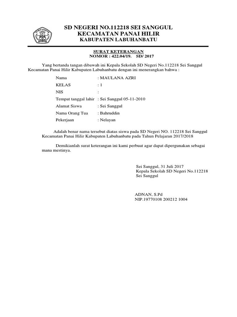 Kop SD Negeri No | PDF | Kesehatan Holistik