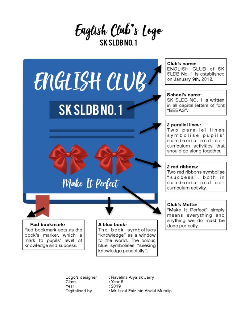English Club Logo Symbolizes Success and Knowledge | PDF