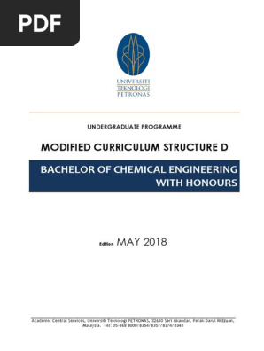 Universiti Teknologi Petronas Chemical Engineering