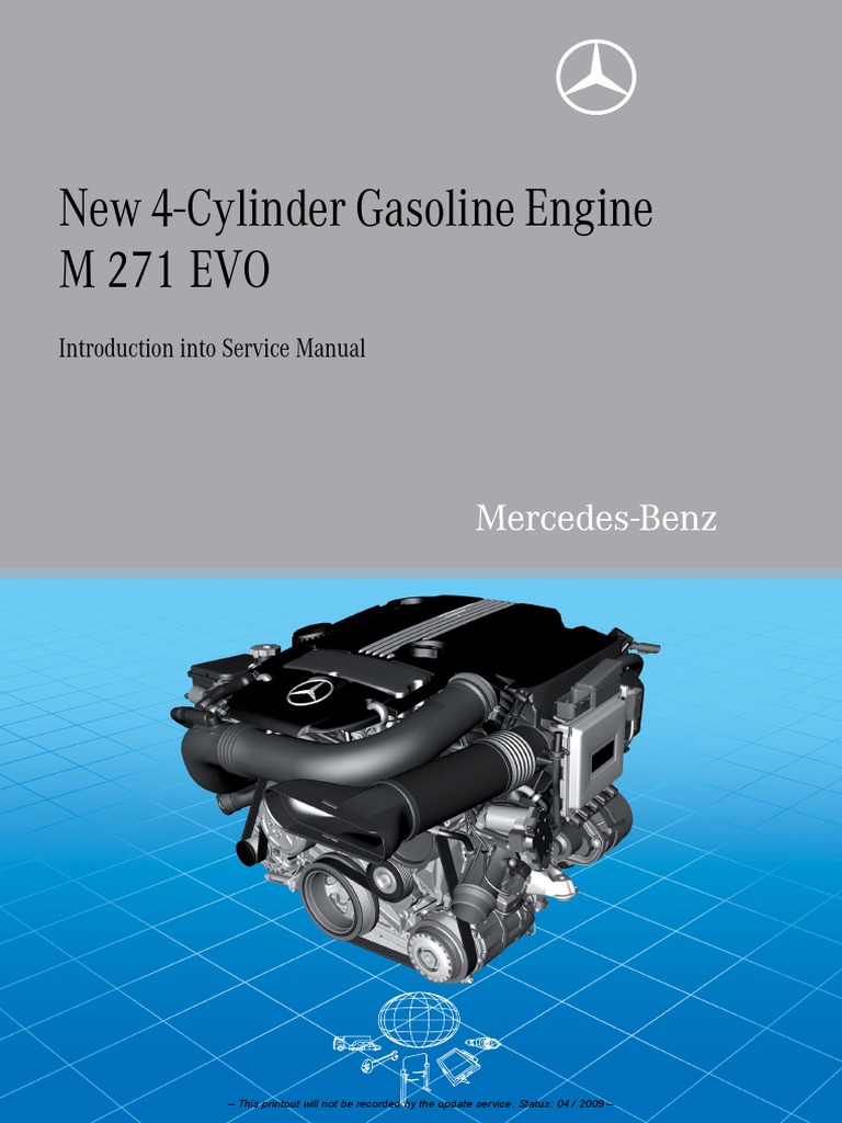 Mercedes Benz M271.860 EVO Engine | PDF | Fuel Injection | Turbocharger