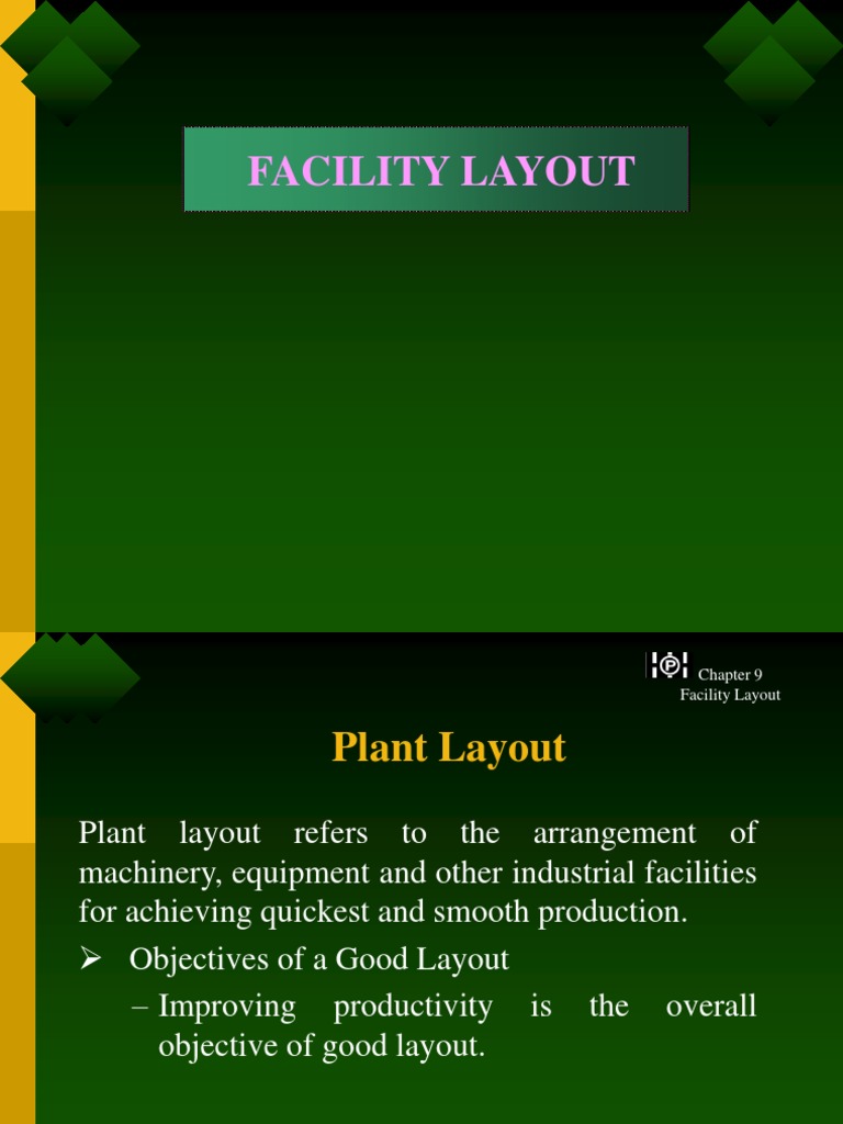 Facility Layout Principles and Types | PDF | Operations Management ...