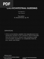 Forrest Classification of GI Bleeding | PDF