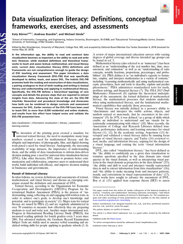 Data Visualization Literacy | PDF | Level Of Measurement | Literacy