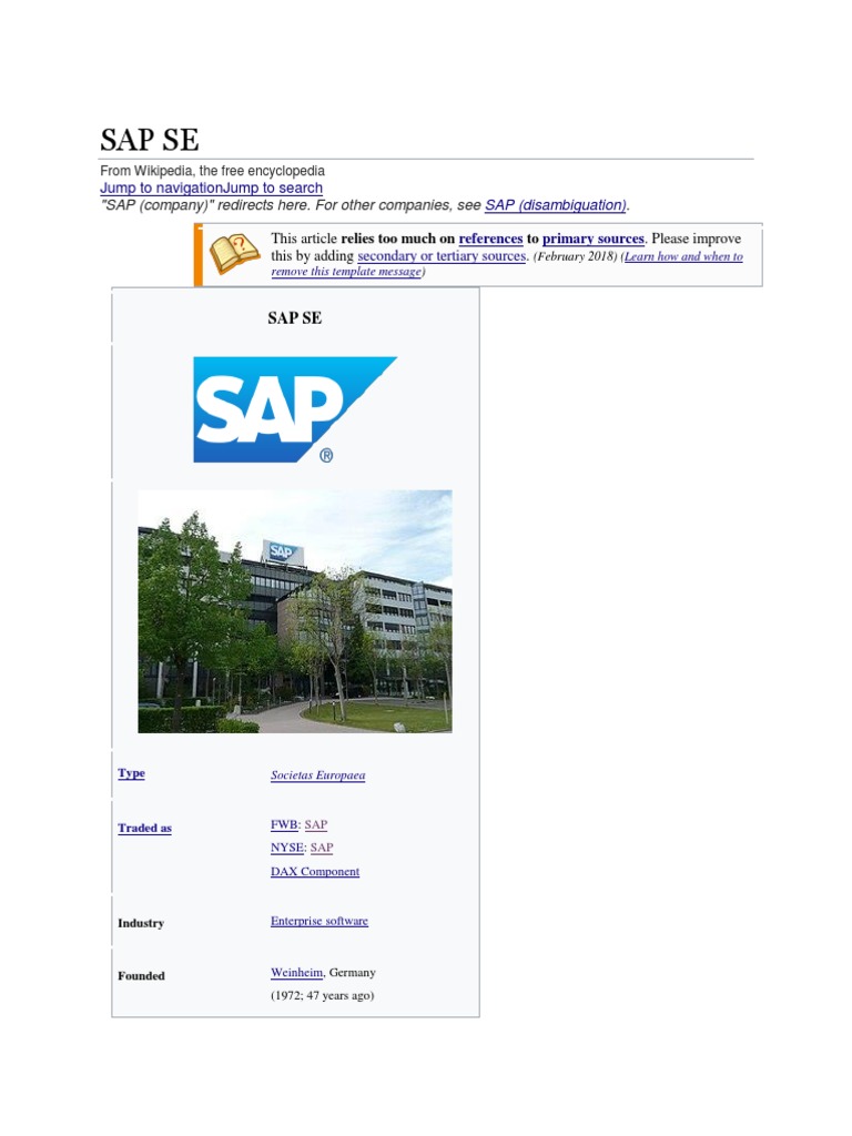 SAP FULL DOCument | Download Free PDF | Sap Se | Cloud Computing