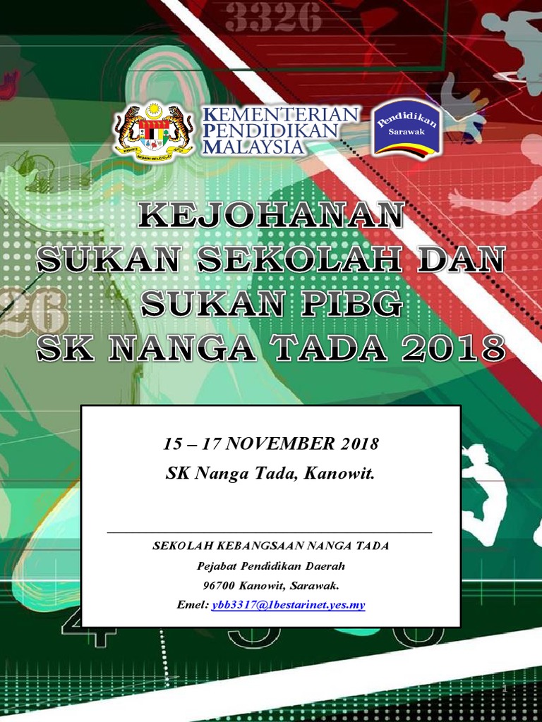 Buku Program Sukan Sekolah Dan Pibg SK Nanga Tada 2018 | PDF
