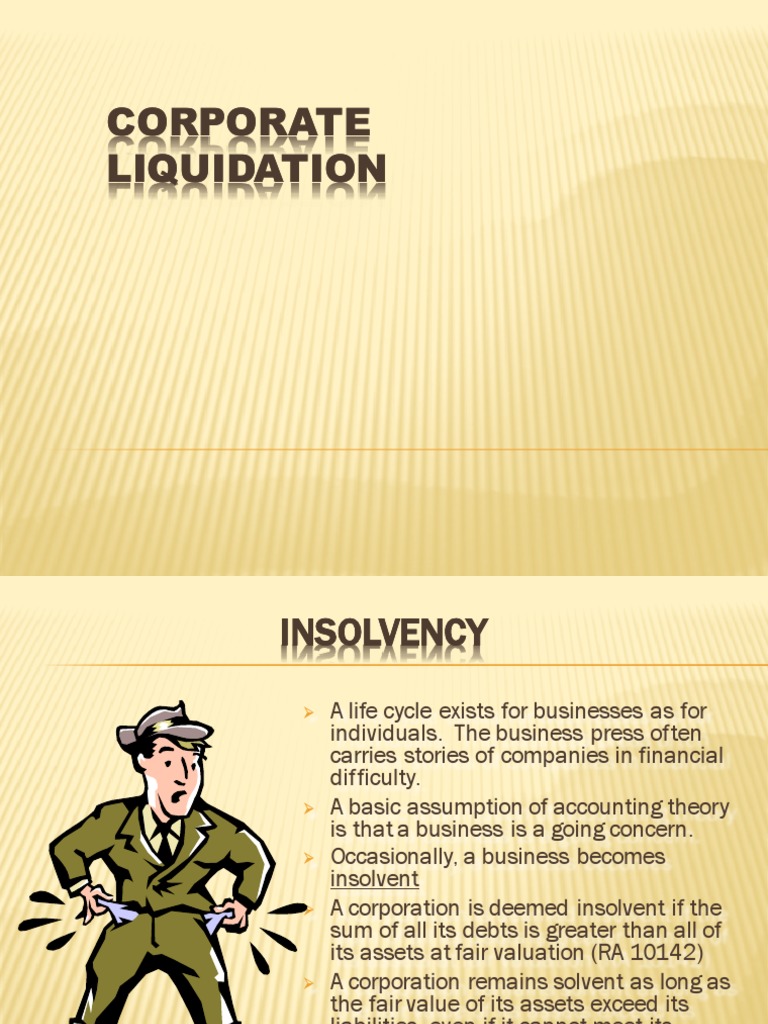 Corporate Liquidation Guide | PDF | Bankruptcy | Liquidation