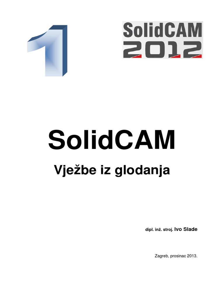 Vjezba 01 SolidCAM PDF | PDF