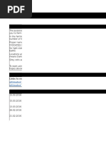 Silly Caverns - Official Spreadsheet | PDF