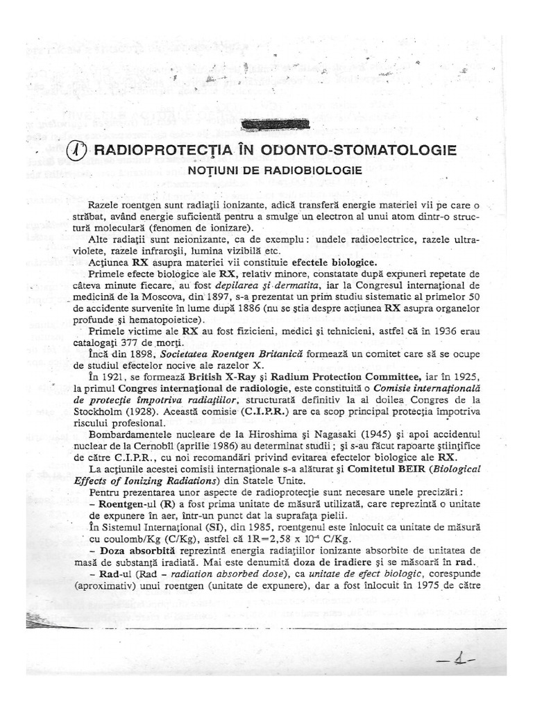 Radiologie Dentară PDF | PDF