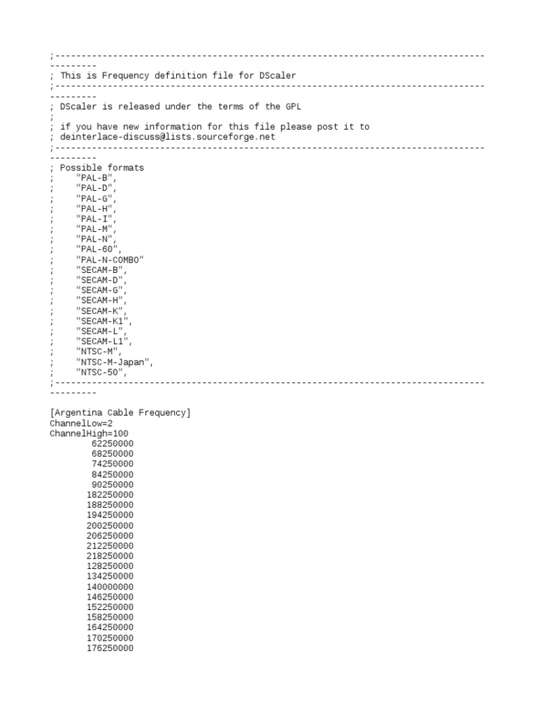 Channel | PDF | Very High Frequency | Ultra High Frequency